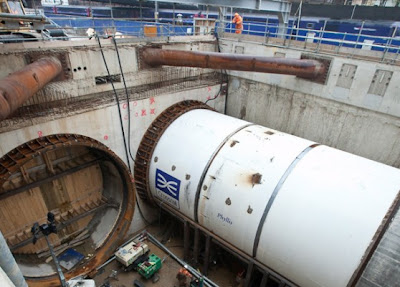 PARK ROYAL - OLD OAK COMMON - KENSAL: "Crossrail’s first tunnel boring ...